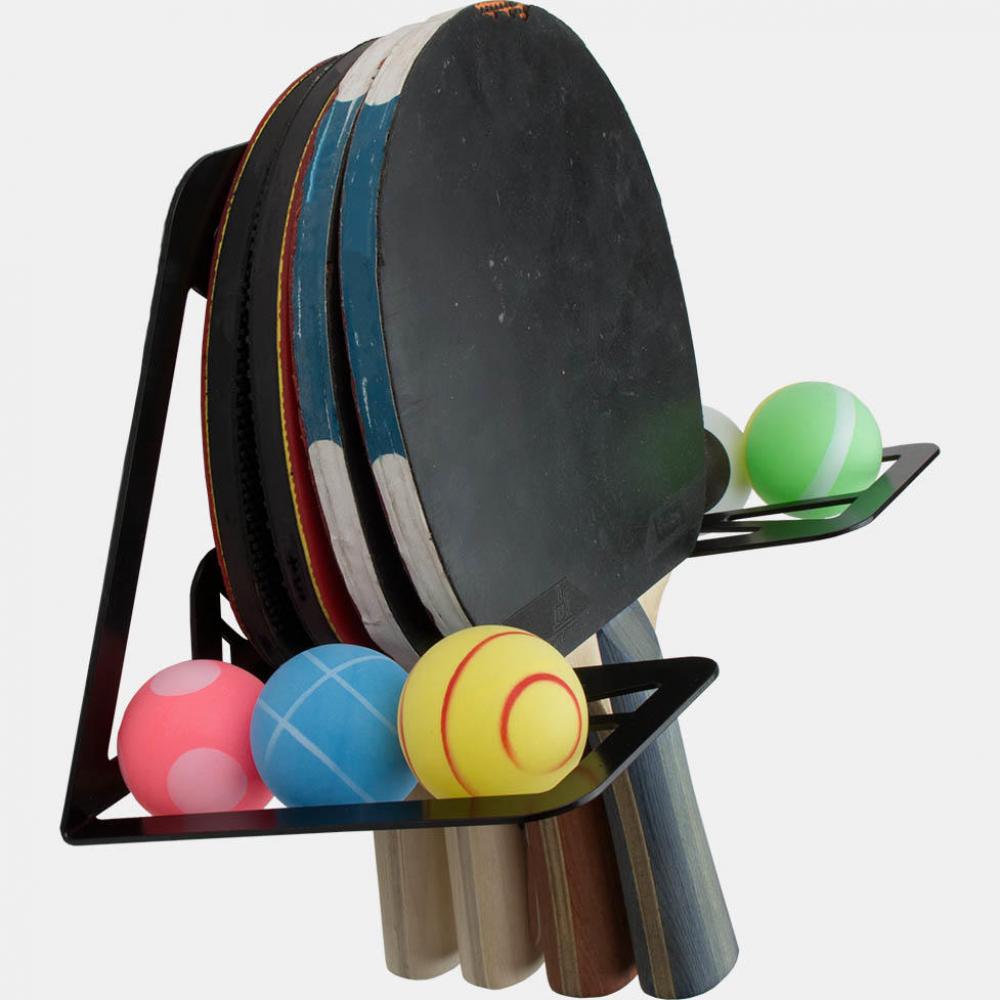Table Tennis Wall Rack | Meollo wall mounted hooks for storage | Wall ...